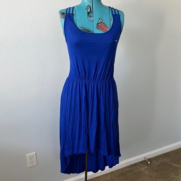 mine | Dresses | Royal Blue High Low Mine Dress | Poshmark
